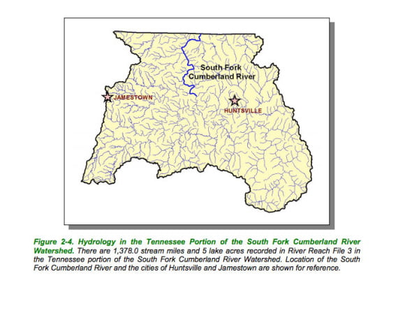 Localwaters Big South Fork Cumberland River Maps Boat Ramps