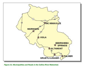 Localwaters Collins River Map Boat Ramps
