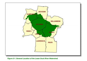 Localwaters Duck River Maps Boat Ramps
