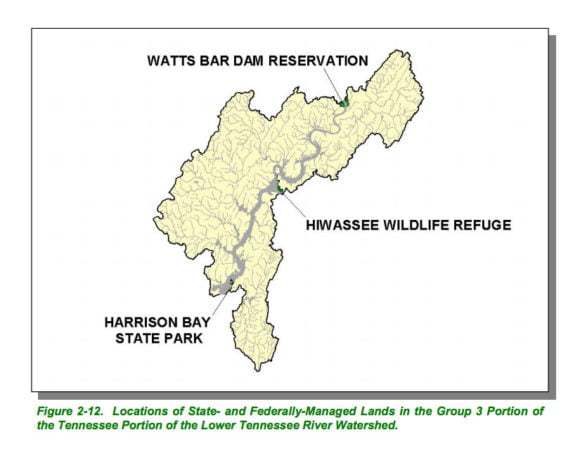 Localwaters Tennessee River Maps Boat Ramps Access Points