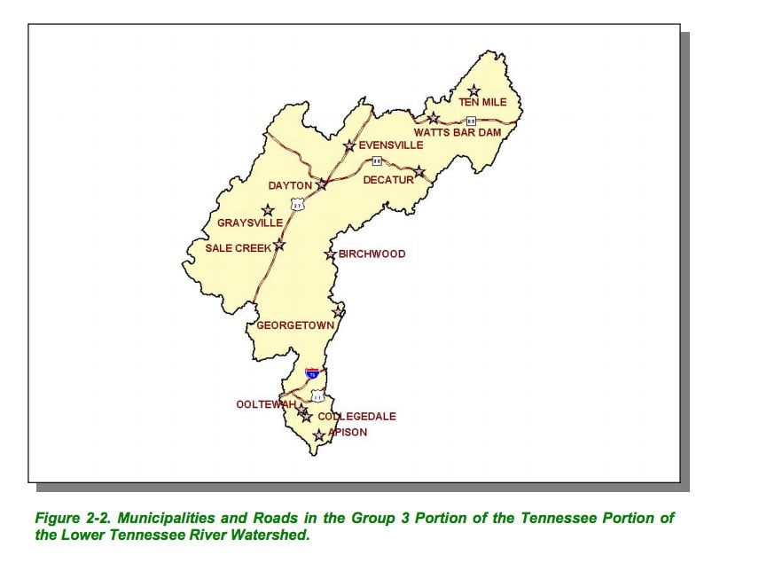 Localwaters Tennessee River Maps Boat Ramps Access Points